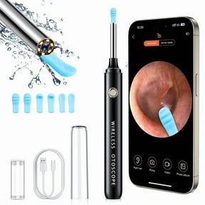 Smart Swab Ear Cleaner Safe Ear Wax Removal Kit with 16 Spiral Tips and ...