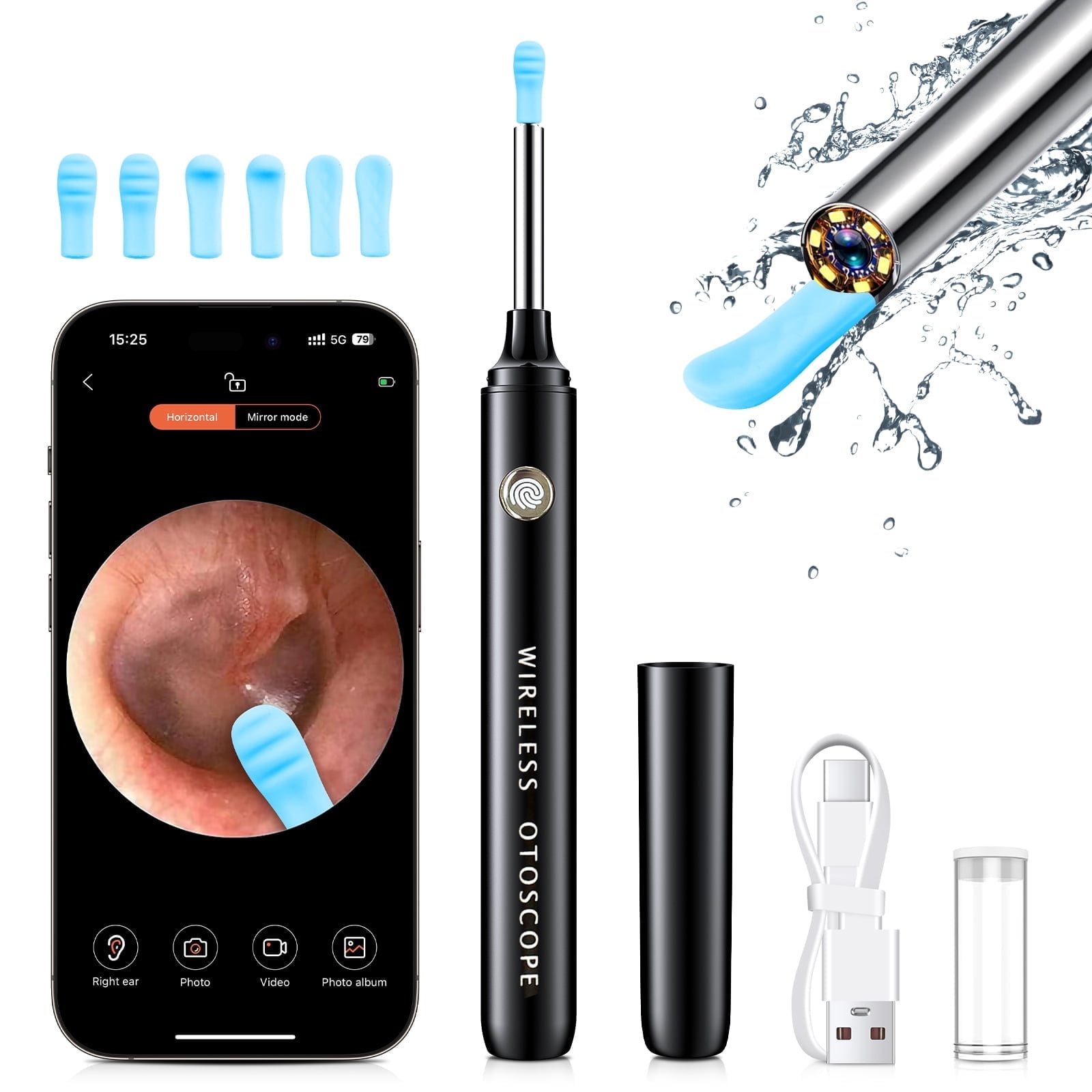Ear Wax Removal: detects motiond Wireless Ear Cleaner Tool Set with ...
