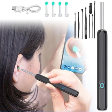 VITCOCO Ear Wax Removal Tool, 1920P HD Ear Cleaner with 6 LED Lights ...