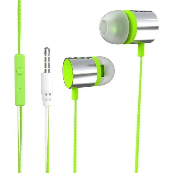 In Ear Wired Headset Featuring Built In Microphone Universal 35mm Audio ...