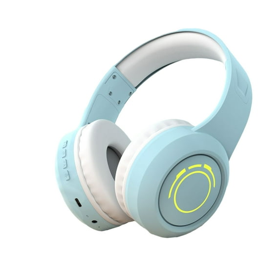 Over Ear Wireless Bluetooth Headphones with LED Lights, Comfortable ...