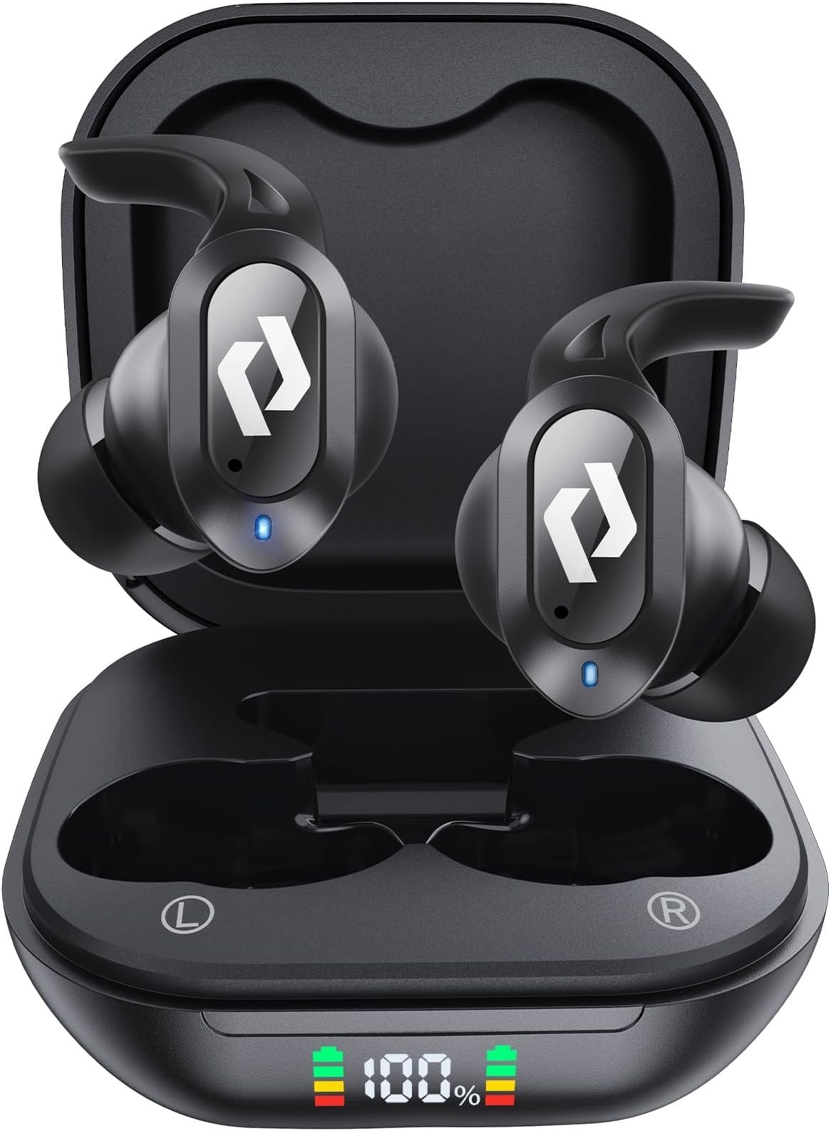 Ear buds Earbuds Case Headphones in Microphone Stereo Bass 64H Playback ...