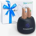EarCentric EX2 Rechargeable Hearing Aid, Behind-the-Ear Beige kit (2pc ...