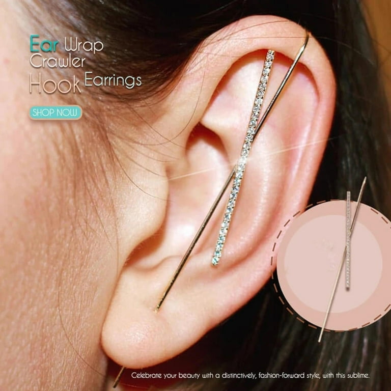EarRings for Women Fashion Eareings Ear Wrap Crawler Hook Earrings Walmart