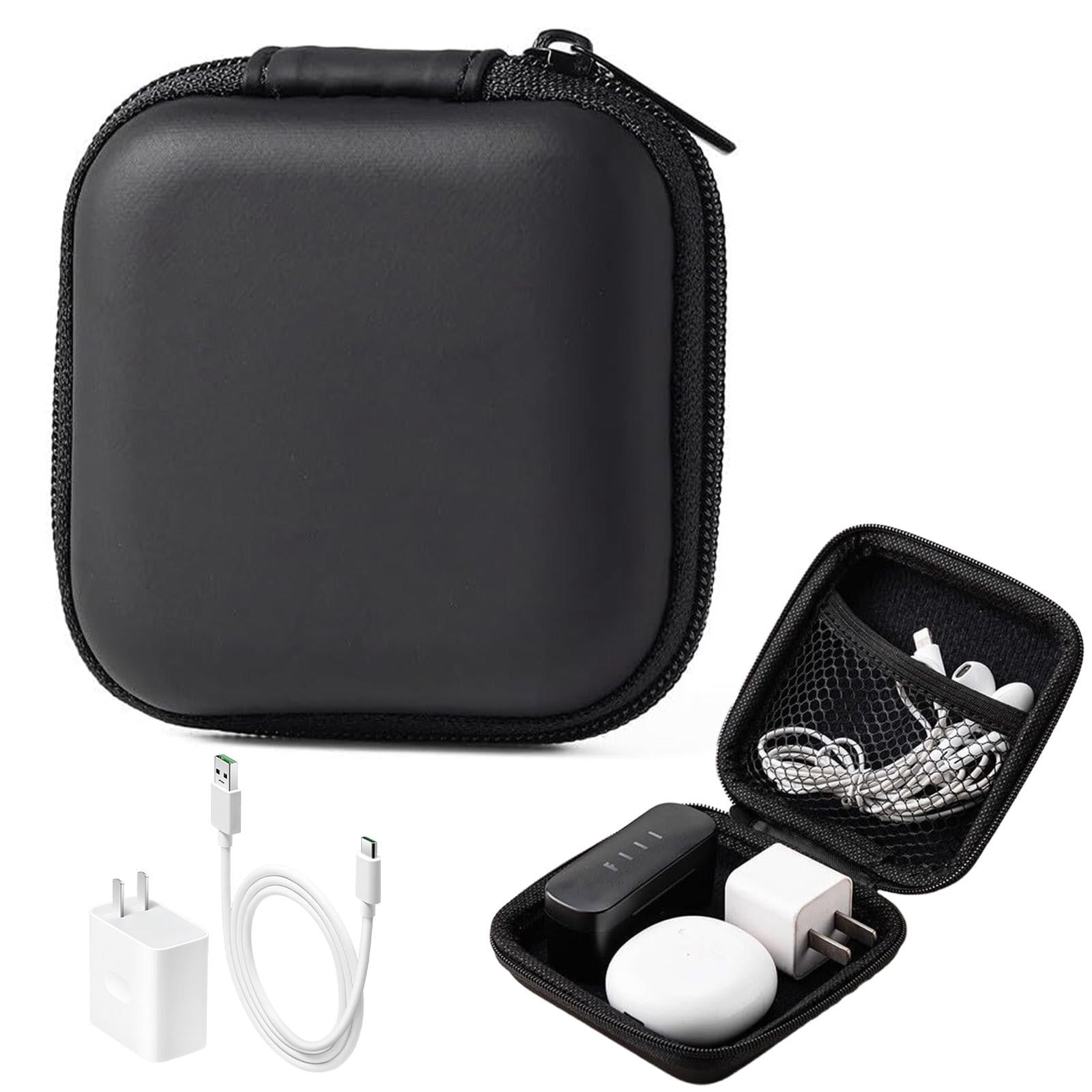 Earbud Case - Hard Earphone Case Headphone Organizer - Shockproof Mini ...