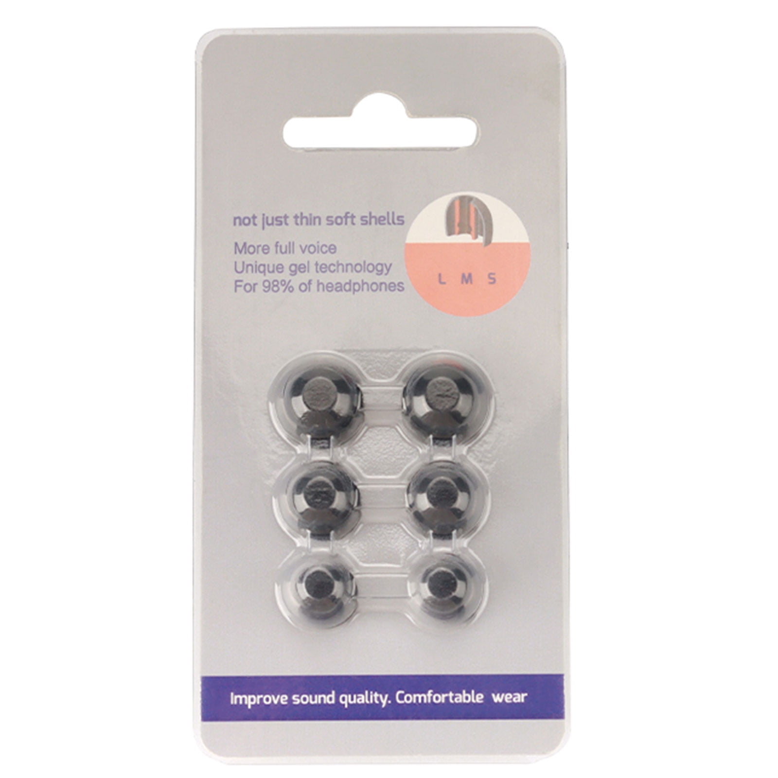 Earbud Silicone Tips – Enhanced Bass Stability, Sweatproof Design for ...