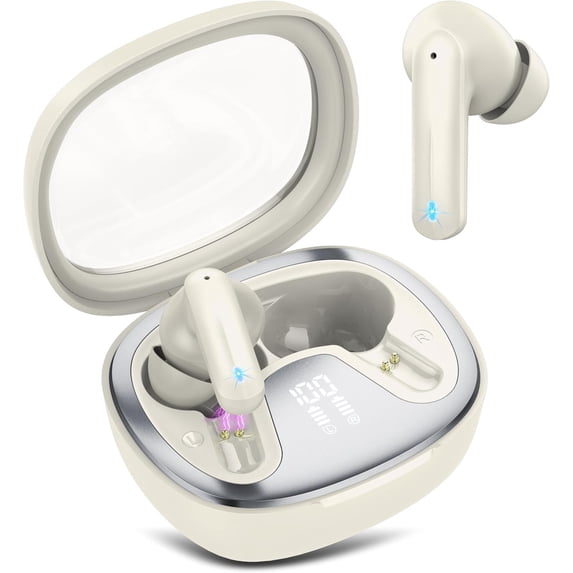Earbuds, 5.4 Headphones, HiFi Stereo Bass Ear Buds, in Ear Earbuds with ...