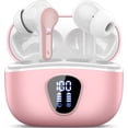 Earbuds, 5.4 Headphones HiFi Stereo, Earbuds with ENC Noise Cancelling ...