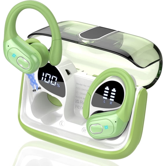 Earbuds 75hrs 5.4 Headphone , 2025 Earbuds Stereo Deep Bass Over Ear ...