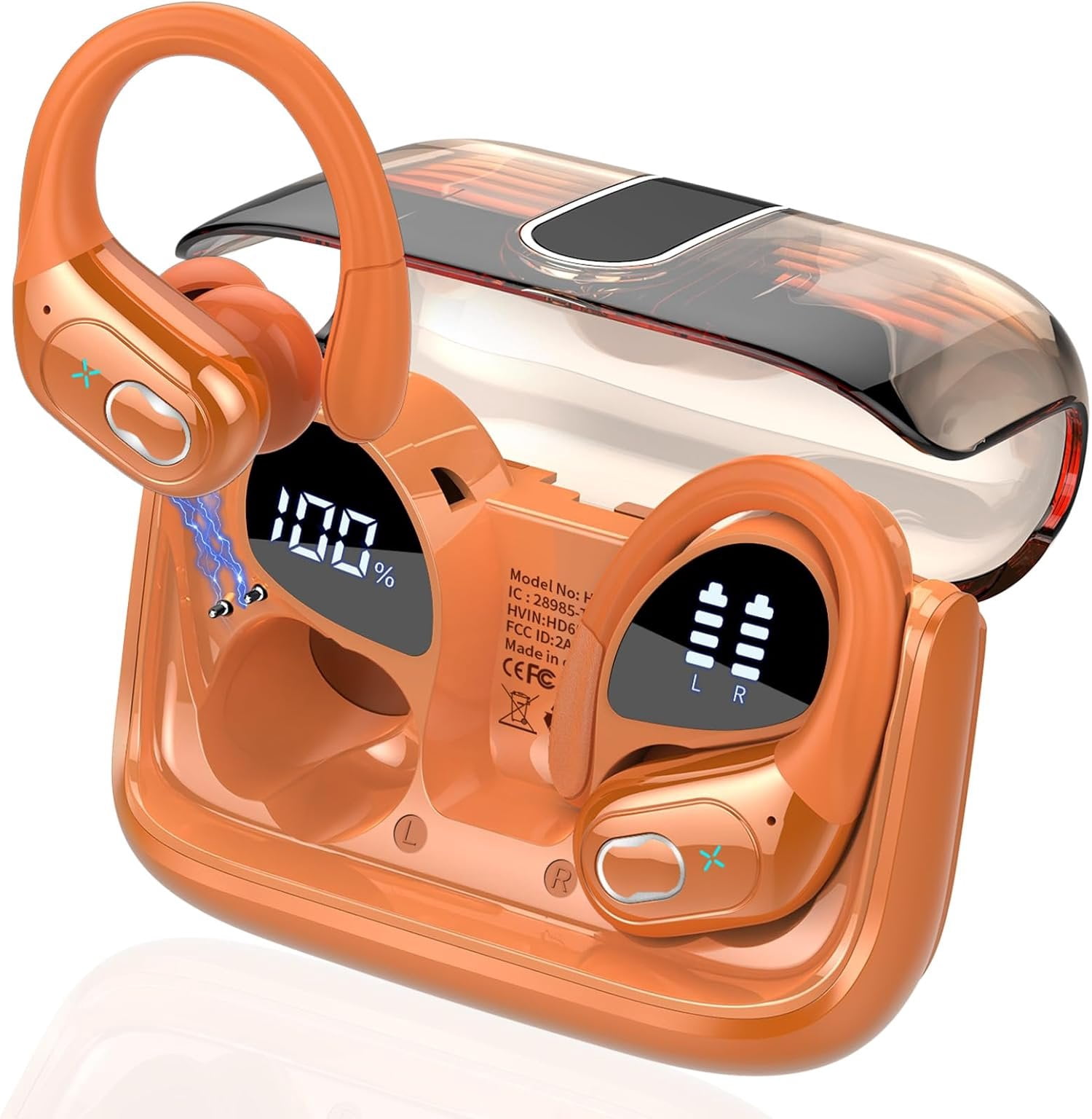 Earbuds 75hrs 5.4 Headphone , 2026 Earbuds HIFI Stereo Over Ear Bud ...