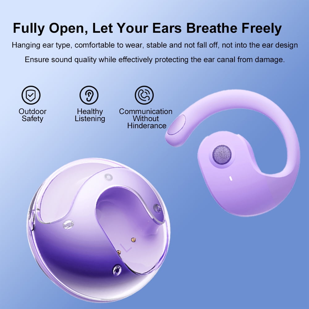 Earbuds,Bt5.4 Ipx5 Waterproof On-ear Noise Endurance All Ear Types Open ...
