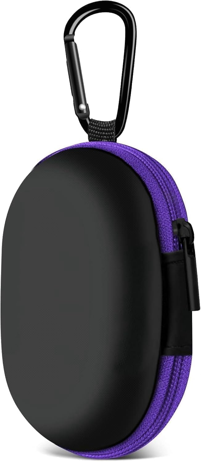for Earbuds Carrying Case, Small Oval Storage Cases, Tech Pouch ...