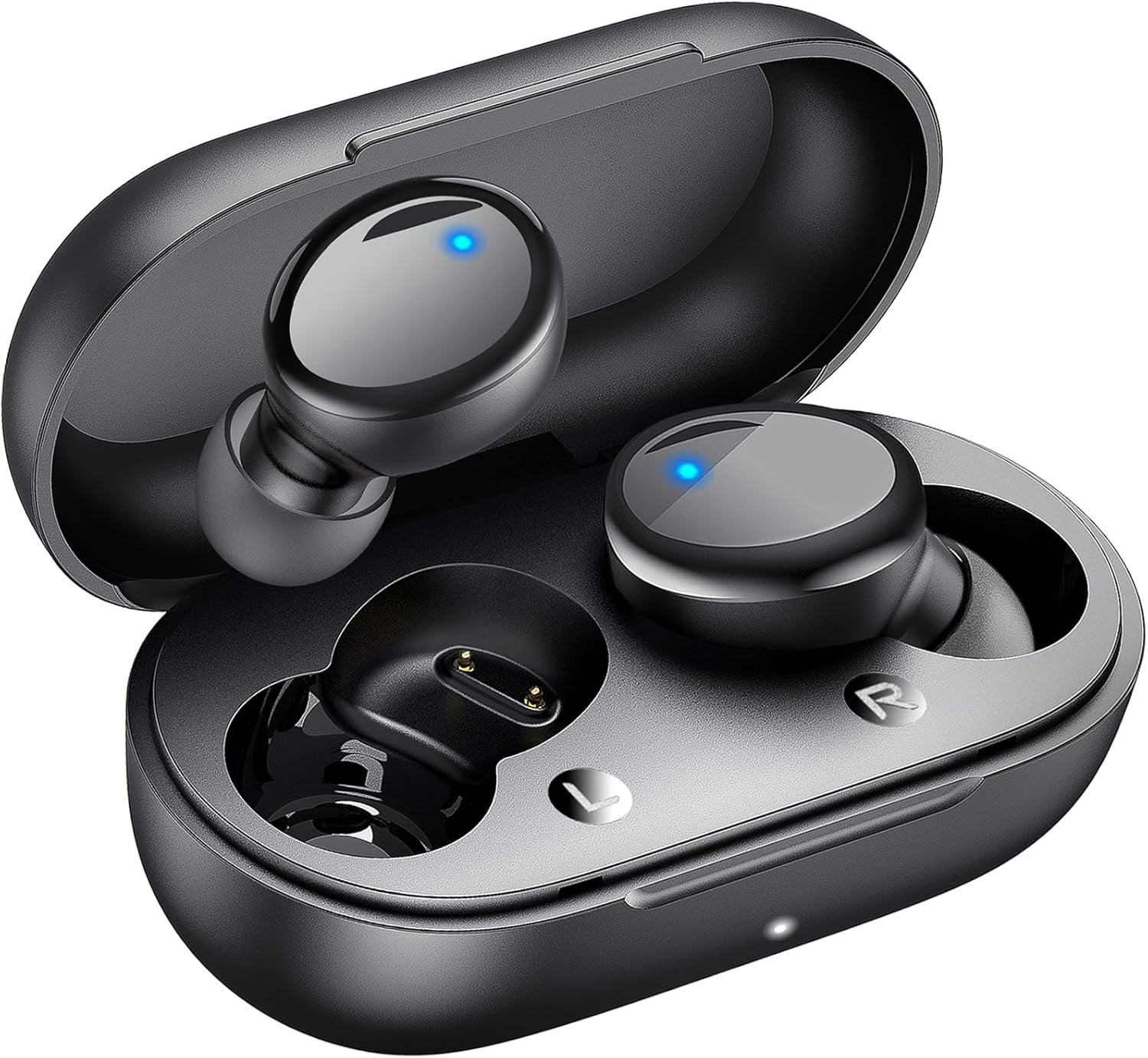 Earbuds, Ear Buds with Mics Clear Call Control IPX5 in Ear Headphones ...