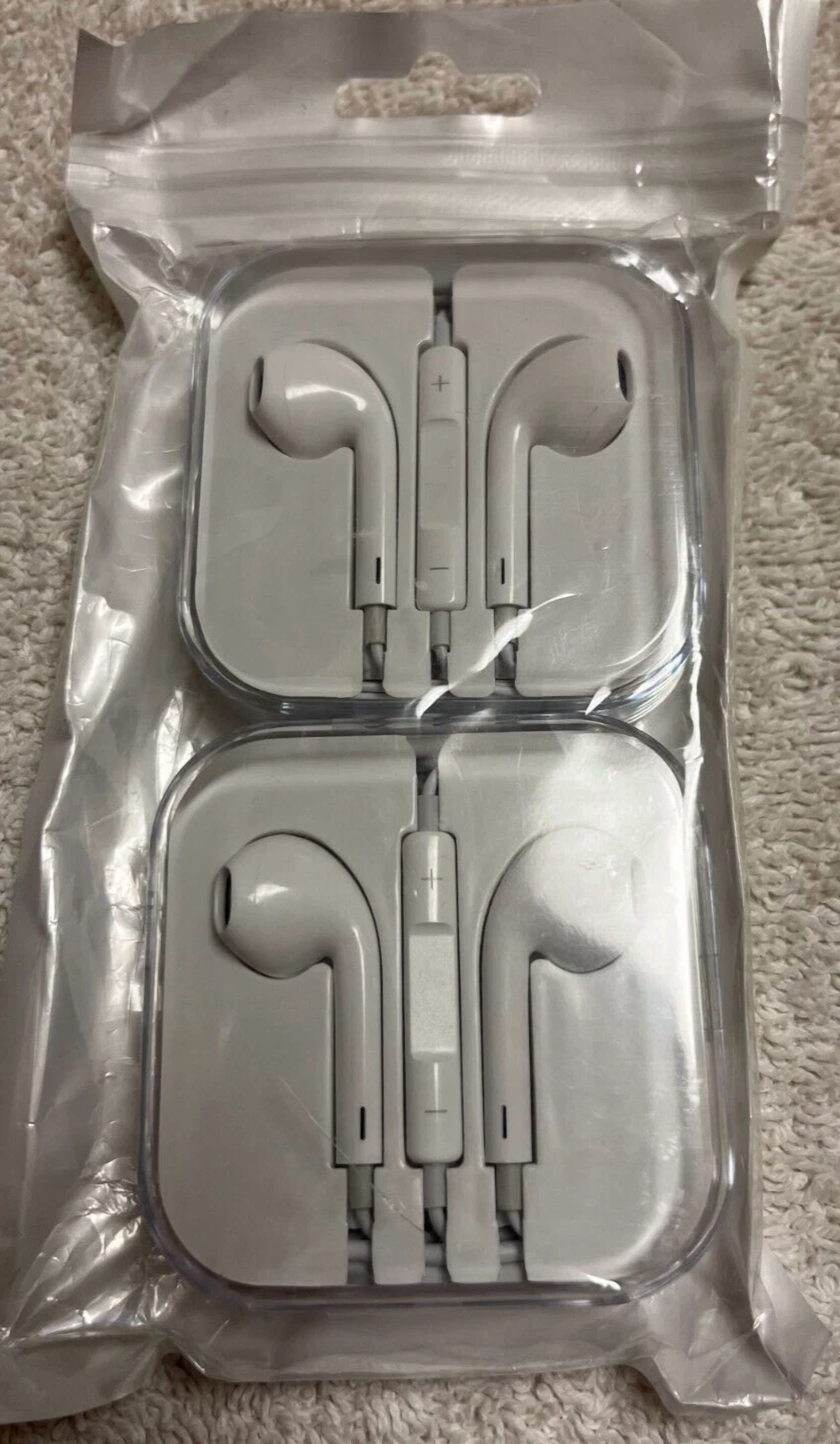 Earbuds White Wired Earphones With 3.5Mm Jack 2 Pack - Walmart.com