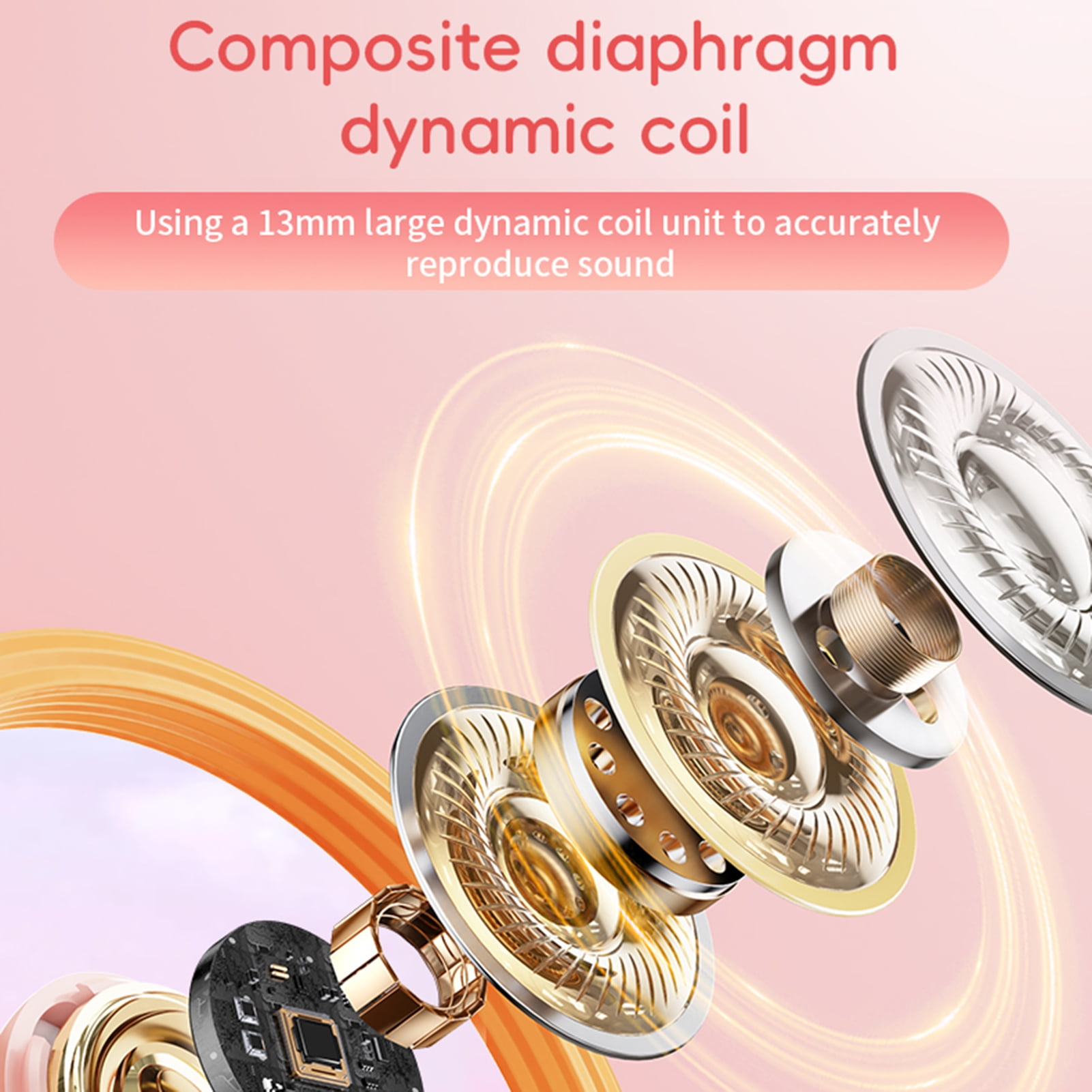 Earbuds Wireless Earbuds With LED Lights Camera Shaped BT Headphones ...