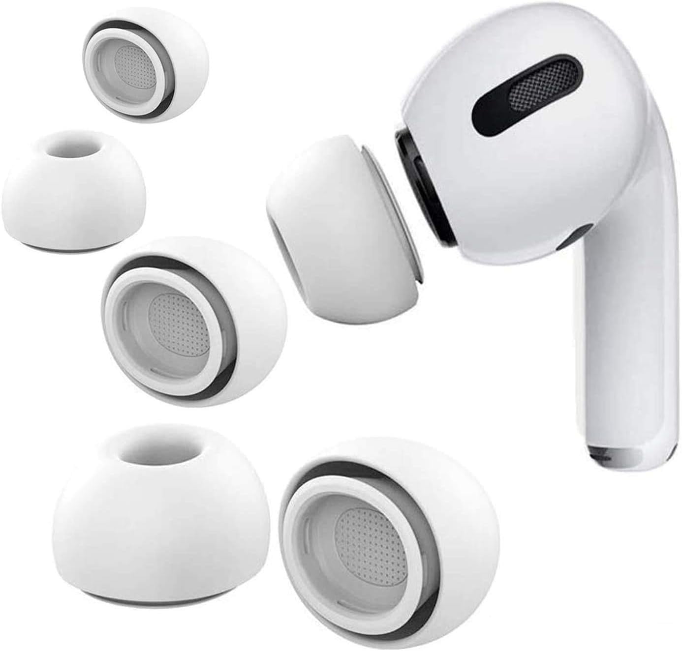 Earbudz Airpod Pro Tips [6 Pairs] Earbud Replacements for Apple Airpods ...