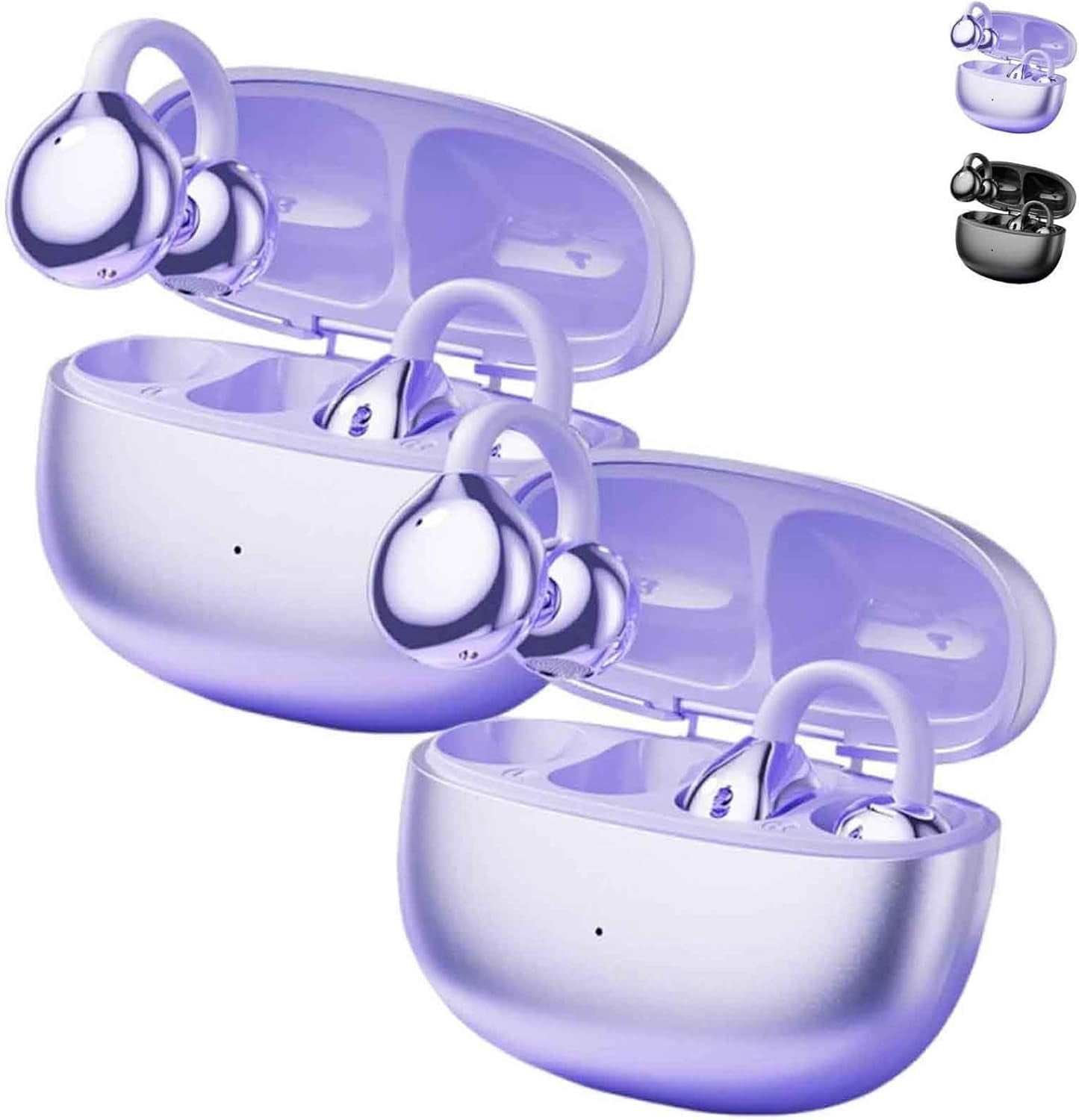 Earclip Earbuds Wireless Bluetooth, Ear Clip Bluetooth Headphones ...