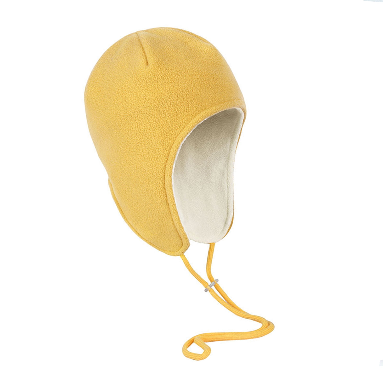 Earflap Hat Windproof Fleece Caps Soft Warm Hat Winter Hats with String ...