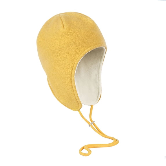 Earflap Hat Windproof Fleece Caps Soft Warm Hat Winter Hats with String ...