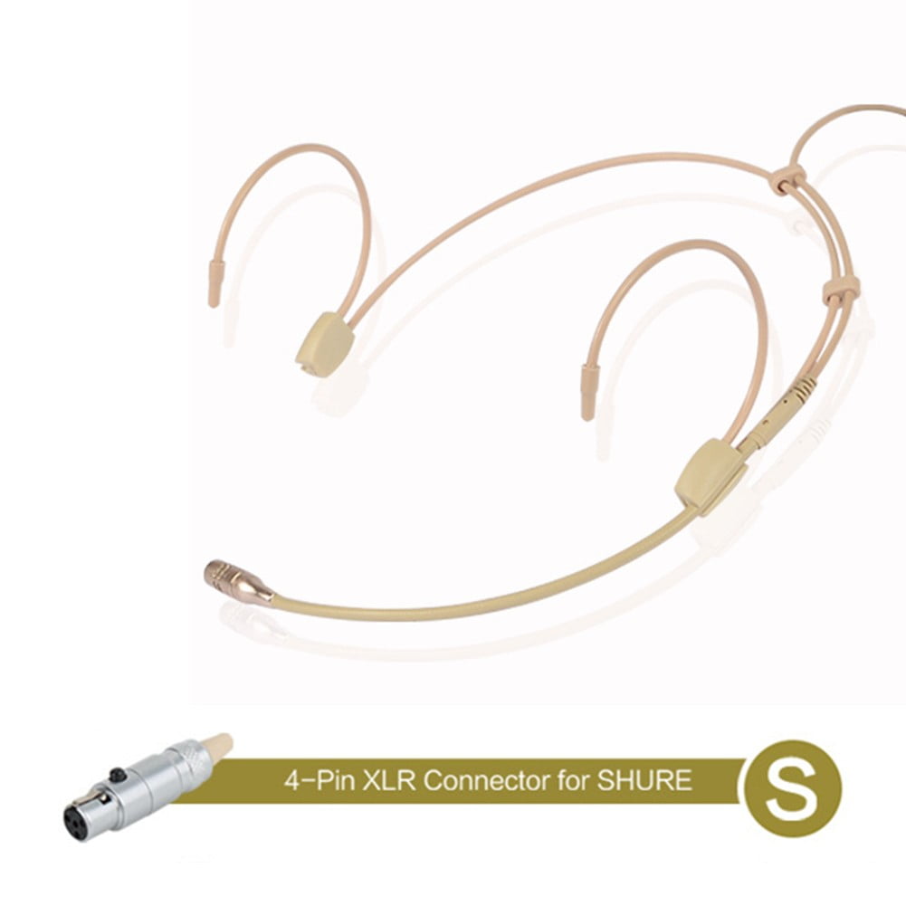Earhook Headworn Headset Microphone Omnidirectional Condenser Cartridge ...