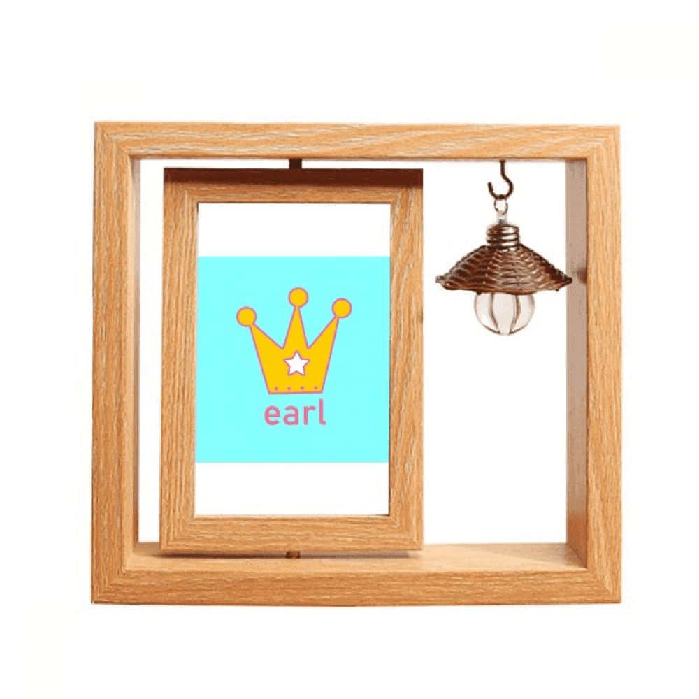 Earl Astrid Stephanie Diadem Count Wooden Rotating Picture Photo Frame ...