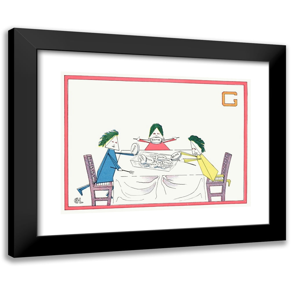 Earl Harvey Lyall 14x11 Black Modern Framed Museum Art Print Titled ...