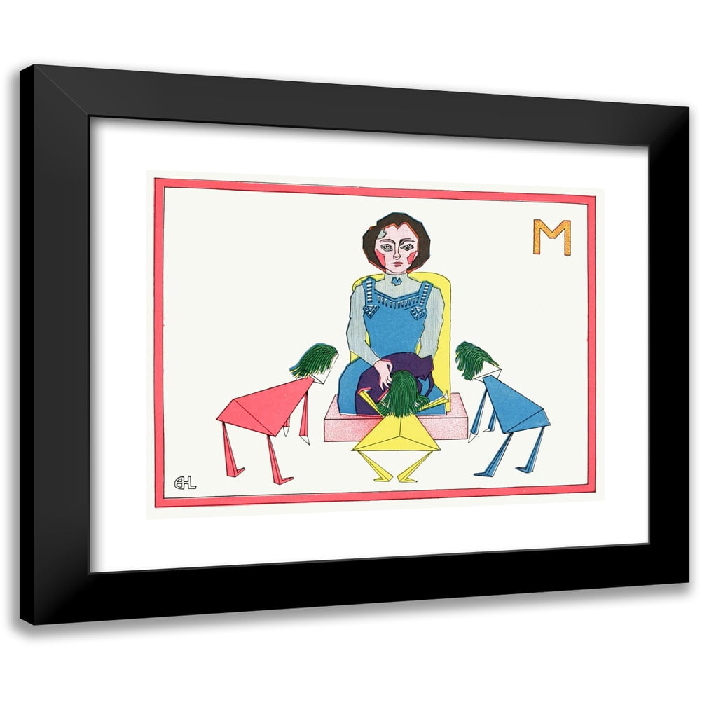 Earl Harvey Lyall 14x12 Black Modern Framed Museum Art Print Titled ...