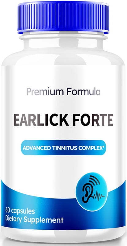 Earlick Capsules, Official Ear Health Formula, All-Natural Supplement ...