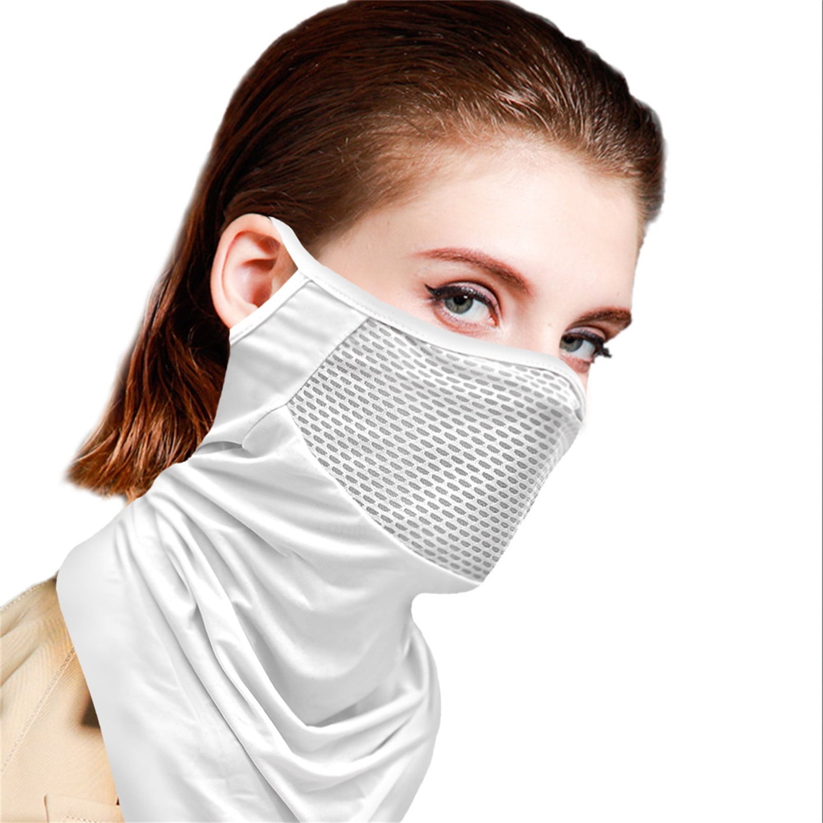 Earloop Half Faces Covers Ice Silk UVs Protections Bandana Scarf ...