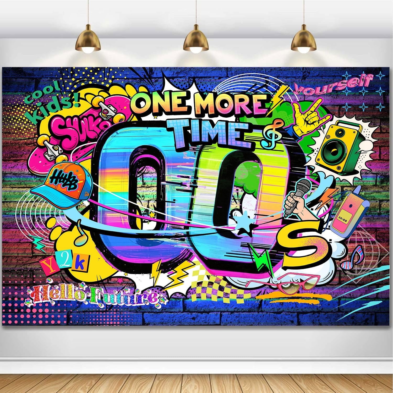Early 2000s Theme Backdrop Back to The 00's Hip Hop Graffiti Party ...