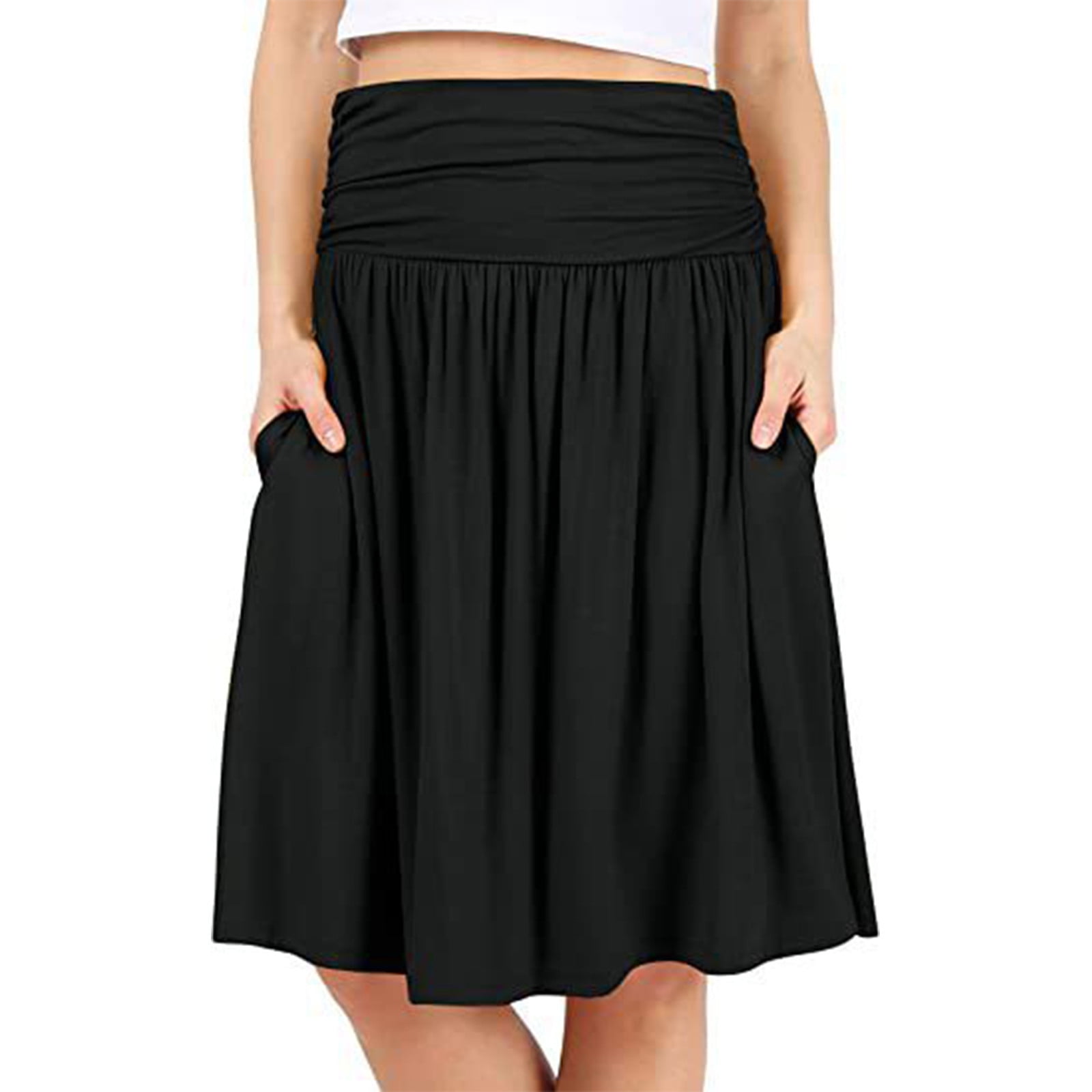Maxi Skirts for Women High Waisted Elastic Long Floral Skirt Women's ...