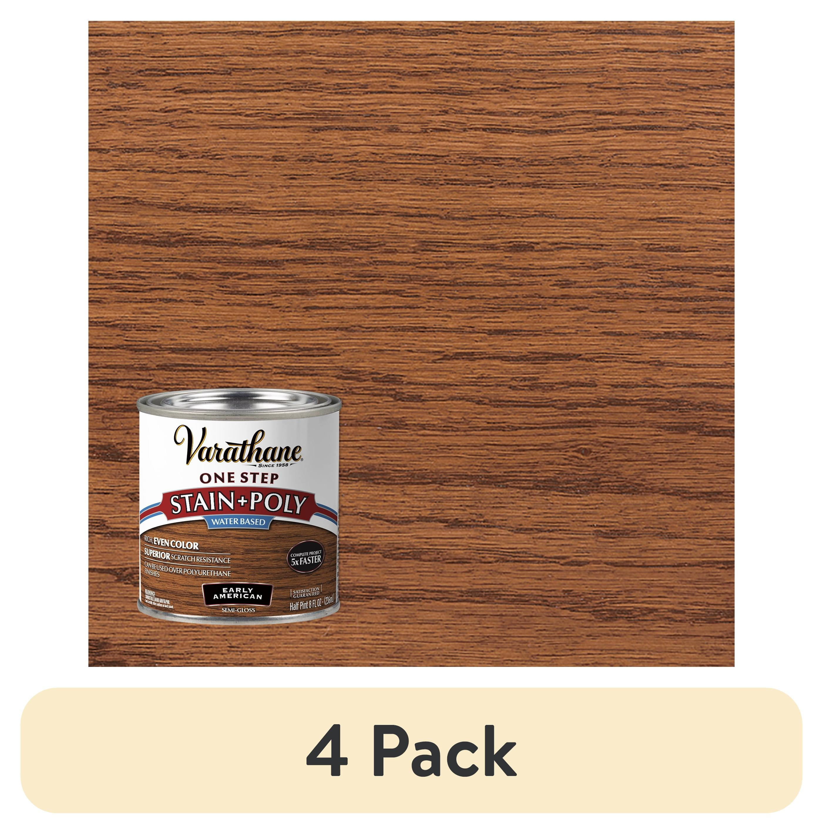 (4 pack) Early American, Varathane Stain + Polyurethane, Semi-Gloss ...