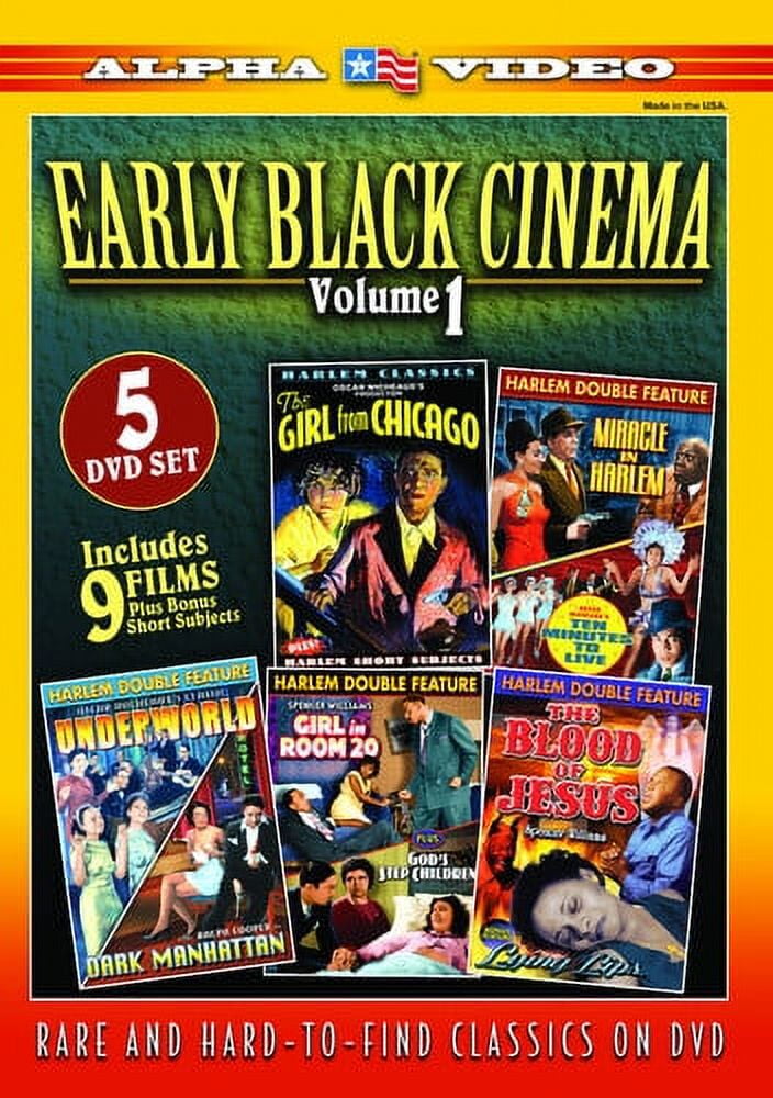 Early Black Cinema, Volume 1 (DVD), Alpha Video, Drama - Walmart.com