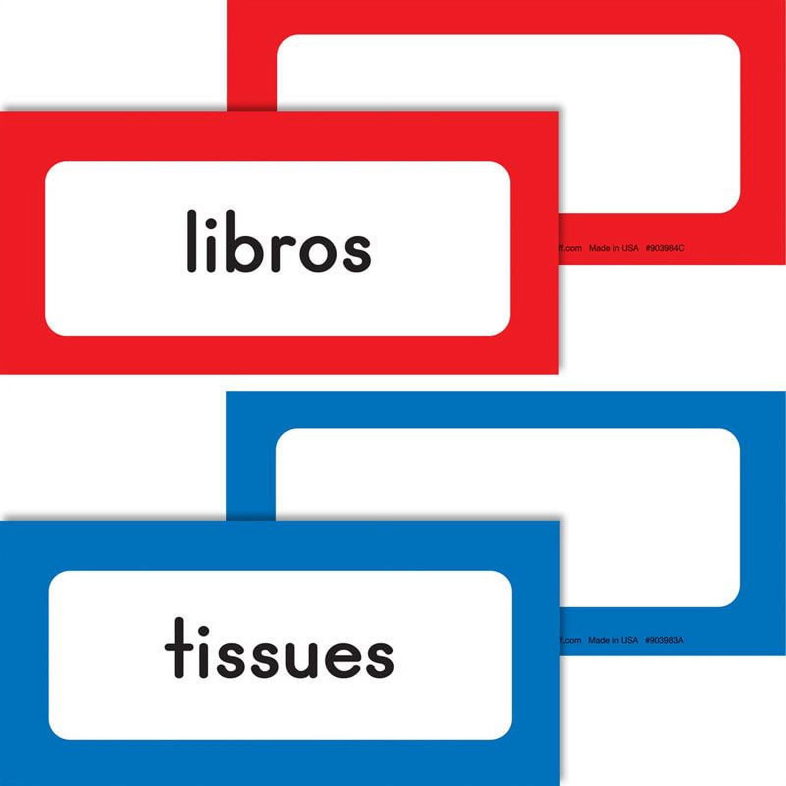 Early Childhood Classroom Labels Set - English/Spanish - Walmart.com