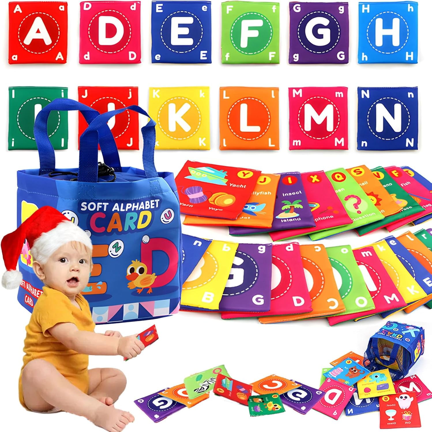 Early Childhood Enlightenment Book Letters,Soft Alphabet Cards,Creative ...
