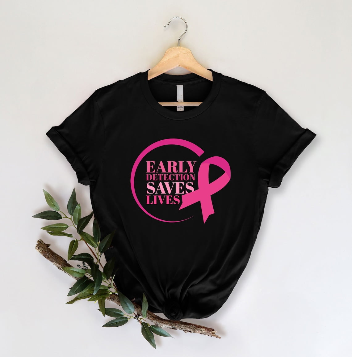 Early Detection Save Lives Shirt, Breast Cancer Shirt, Cancer Survivor ...