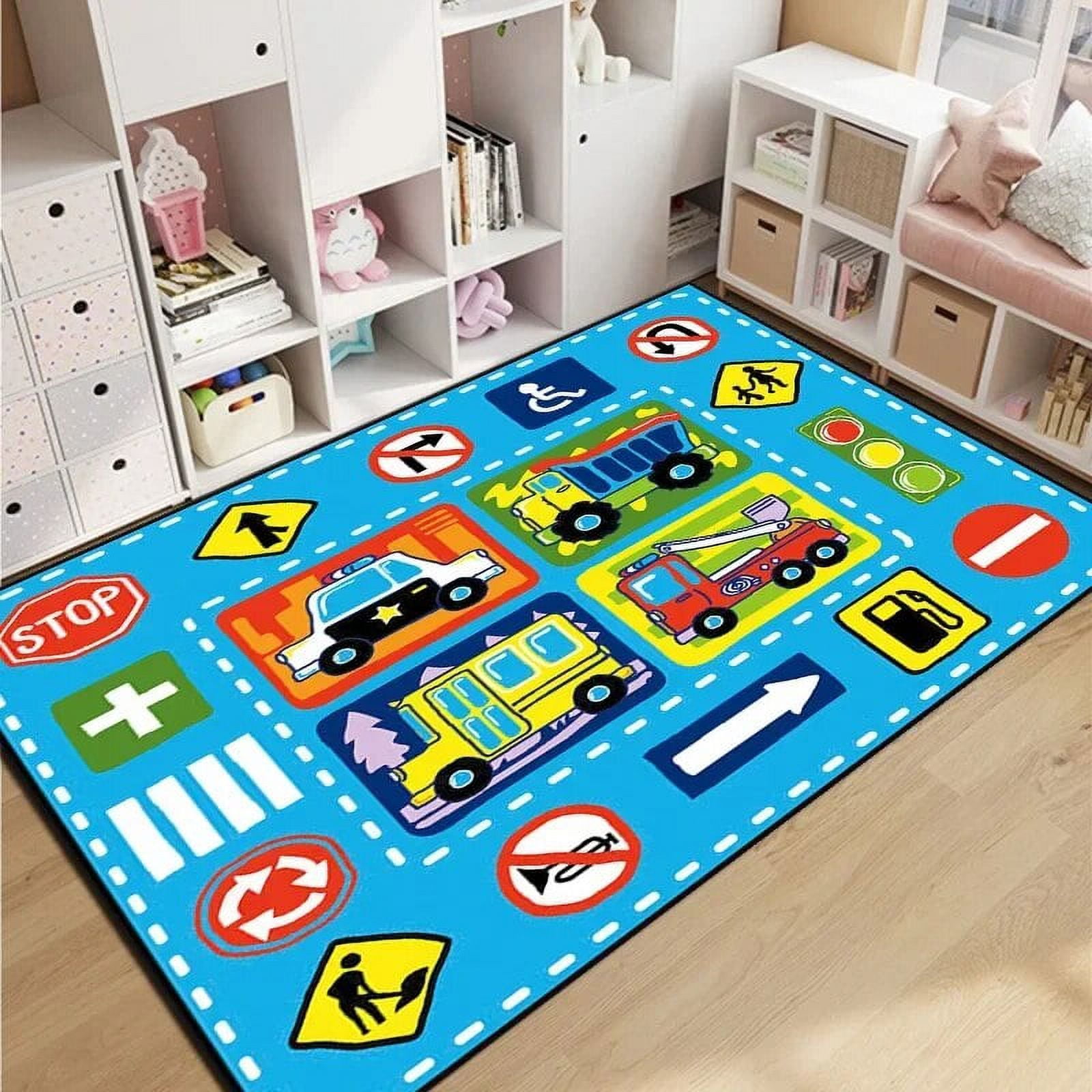 Early Education Alphabet Cartoon Crawl Play Climb Mat Area Rug Carpet ...