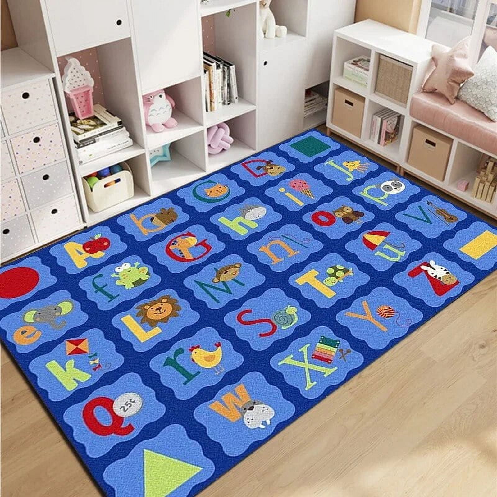 Early Education Alphabet Cartoon Crawl Play Climb Mat Area Rug Carpet ...