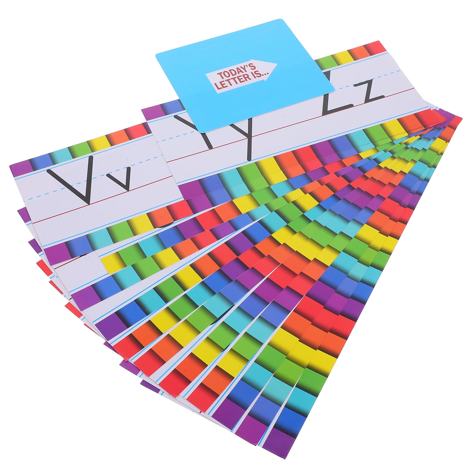 Early Education Alphanumeric Cards Letter Wall Announcement Board ...