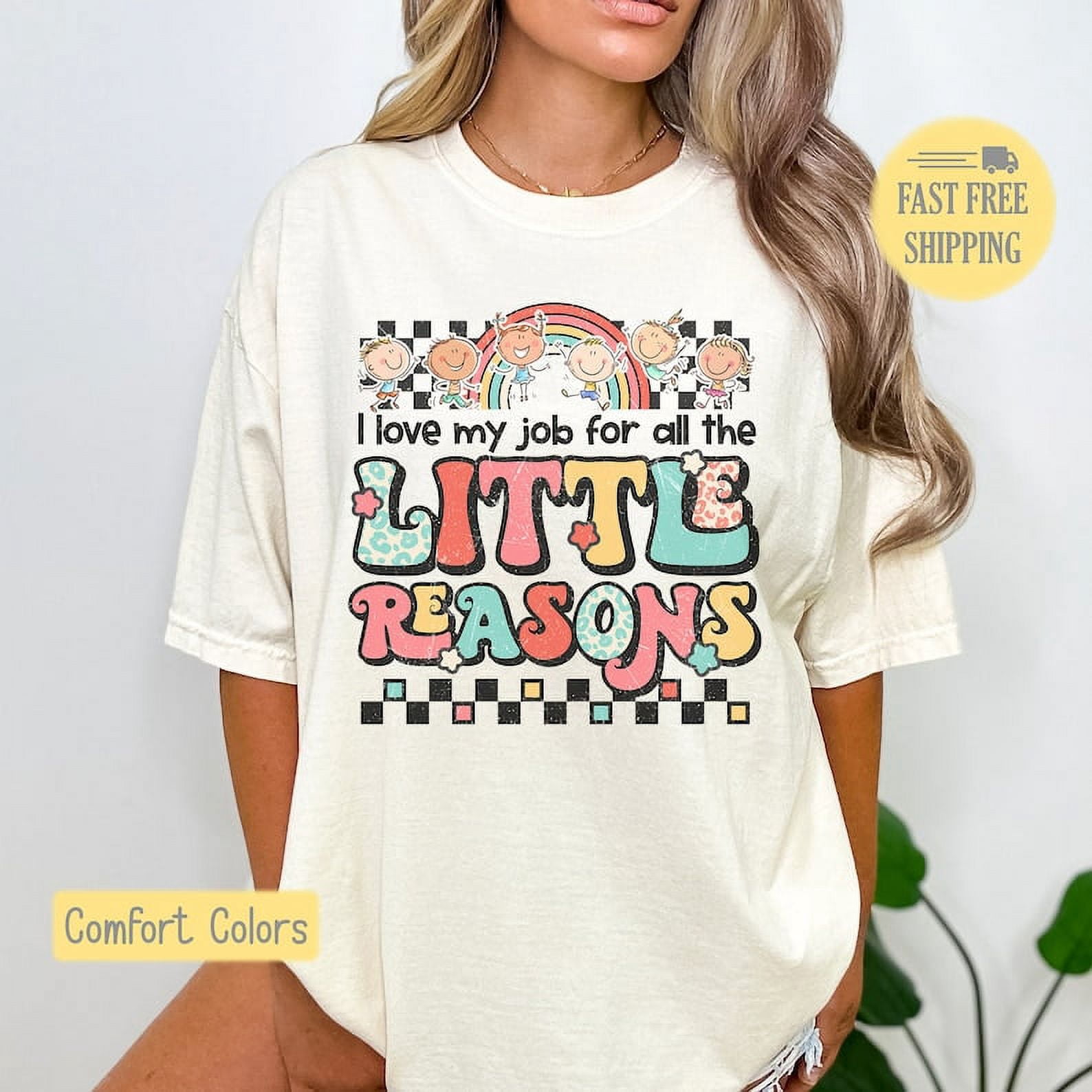 Early Education Teacher Shirt, Teacher Graphic Tee, Little Reasons ...