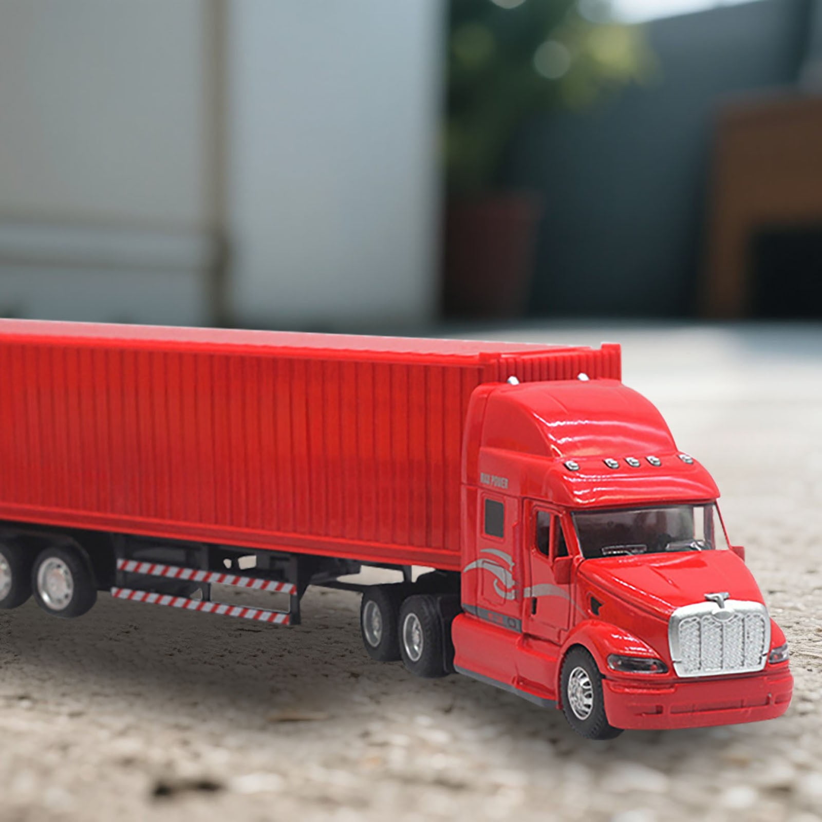 Early Education Toys 148 Scale Alloy Container Truck Heavy Hauler with ...