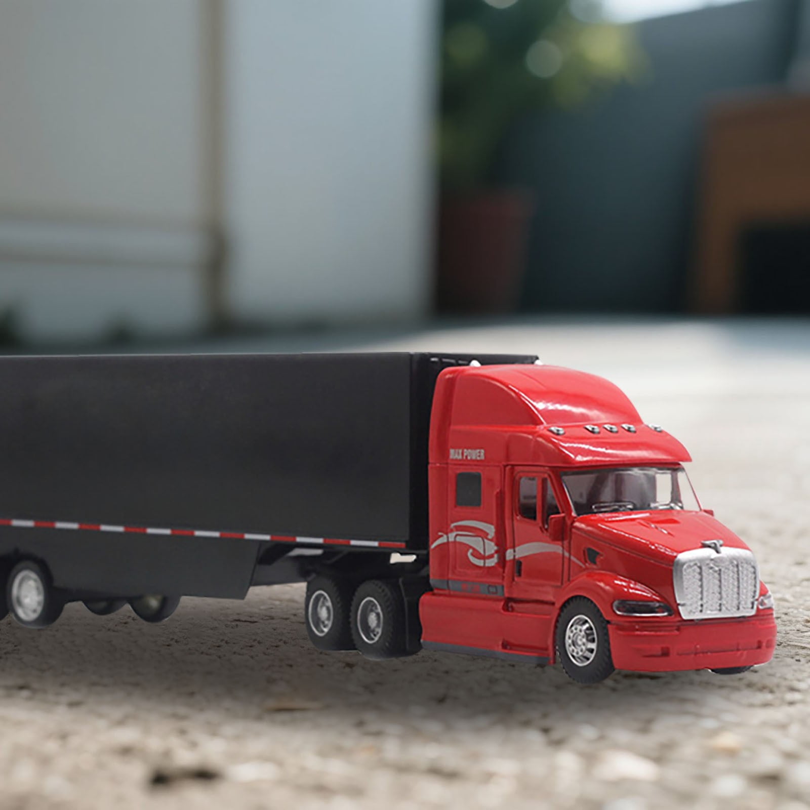 Early Education Toys 148 Scale Alloy Container Truck Heavy Hauler with ...