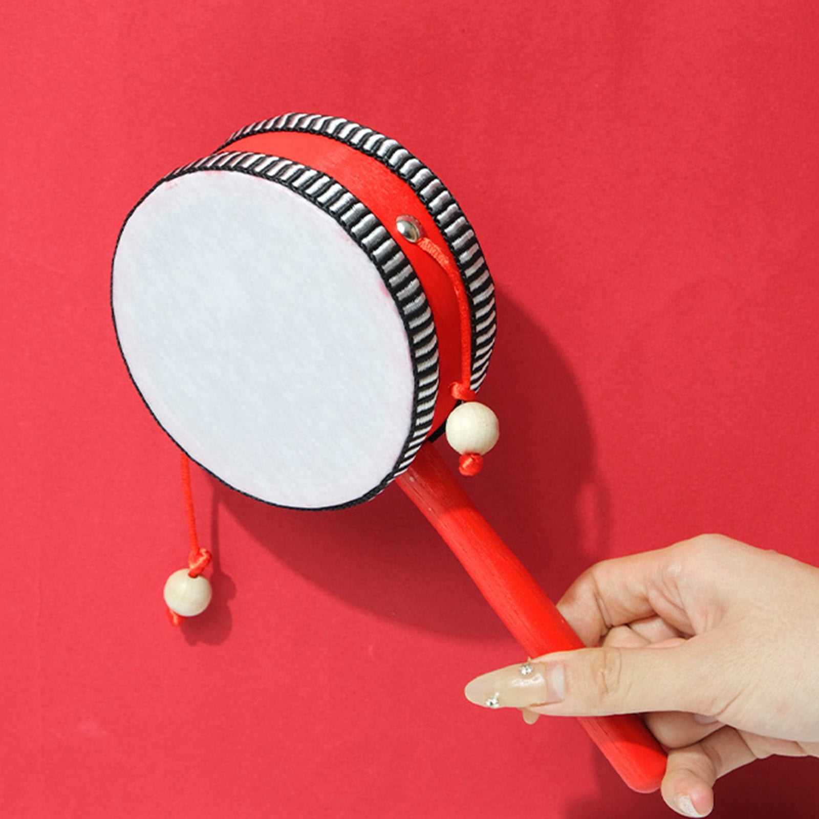 Early Education Toys Hand Drum Monkey Rattle Chinese Rattle Drum ...