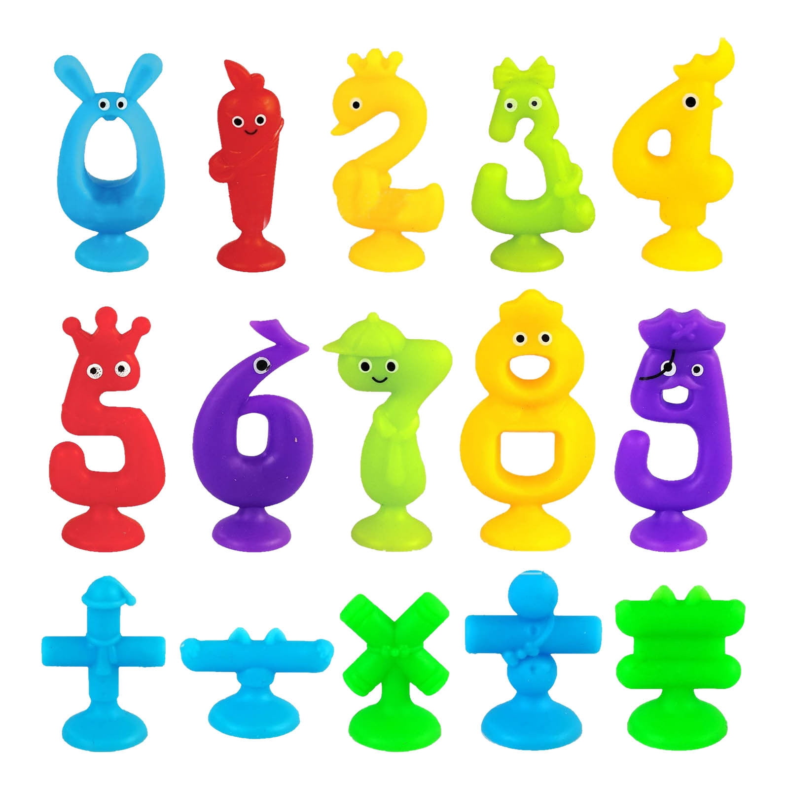 Early Education Toys Letter Suction Cups for Kids Bath Learning Play ...