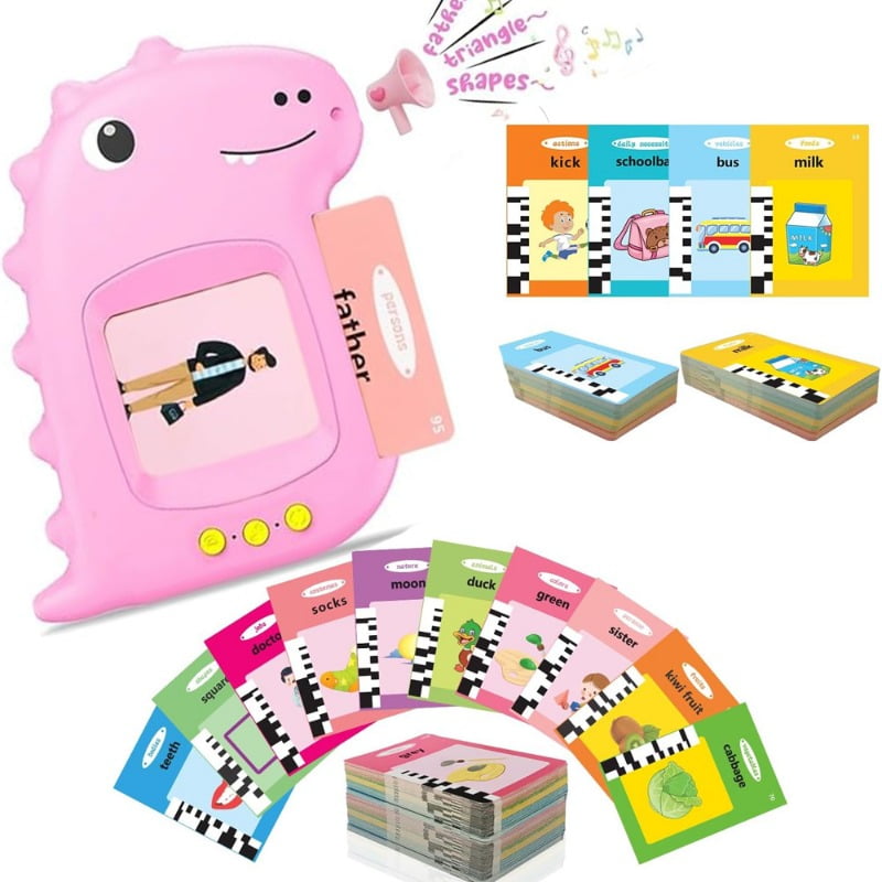 Early Educational Gift for 2 to 6-year-old Children Talking Flash Cards ...