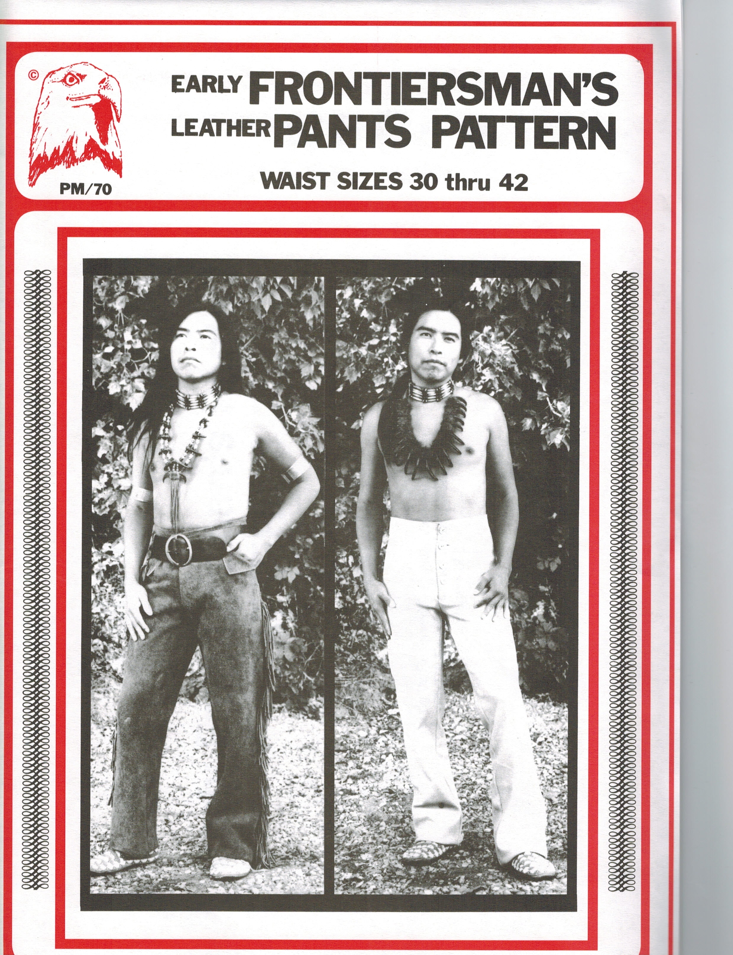 Early Frontiersman Leather Pants Pattern - Walmart.com