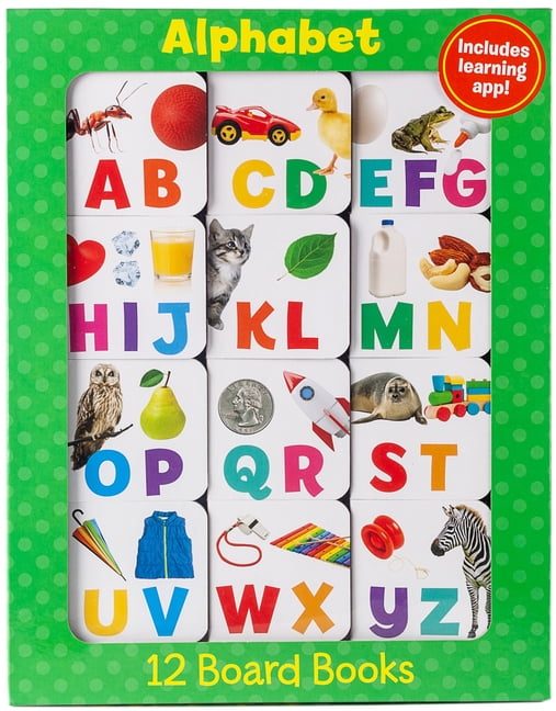 Early Learning Alphabet (12 Board Book Set), (Board Book) - Walmart ...