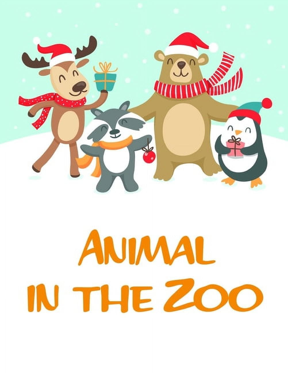 Early Learning: Animal in the Zoo: Children Coloring and Activity Books ...