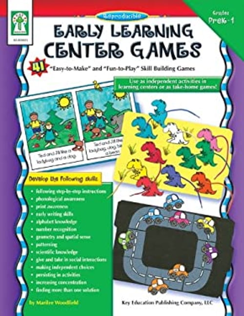 Pre-Owned Early Learning Center Games, Grades PK - 1 : 41 “Easy-to-Make ...