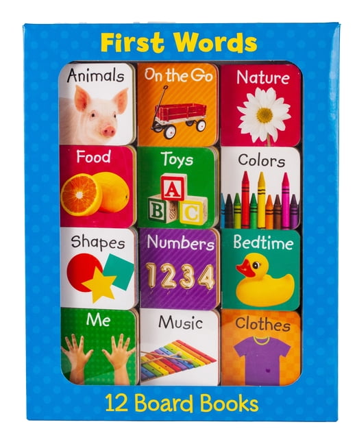 Little Grasshopper Books, Early Learning First Words 12 Board Book Set ...
